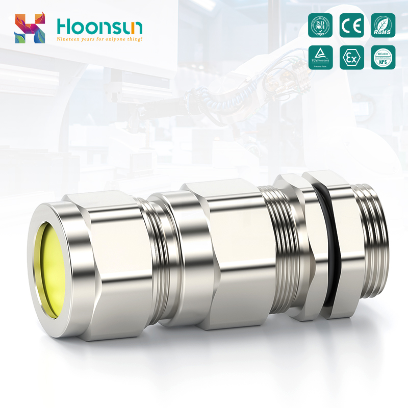 Hoonsun cable gland manufacturer SS304 / 316L Explosion-proof Cable ...