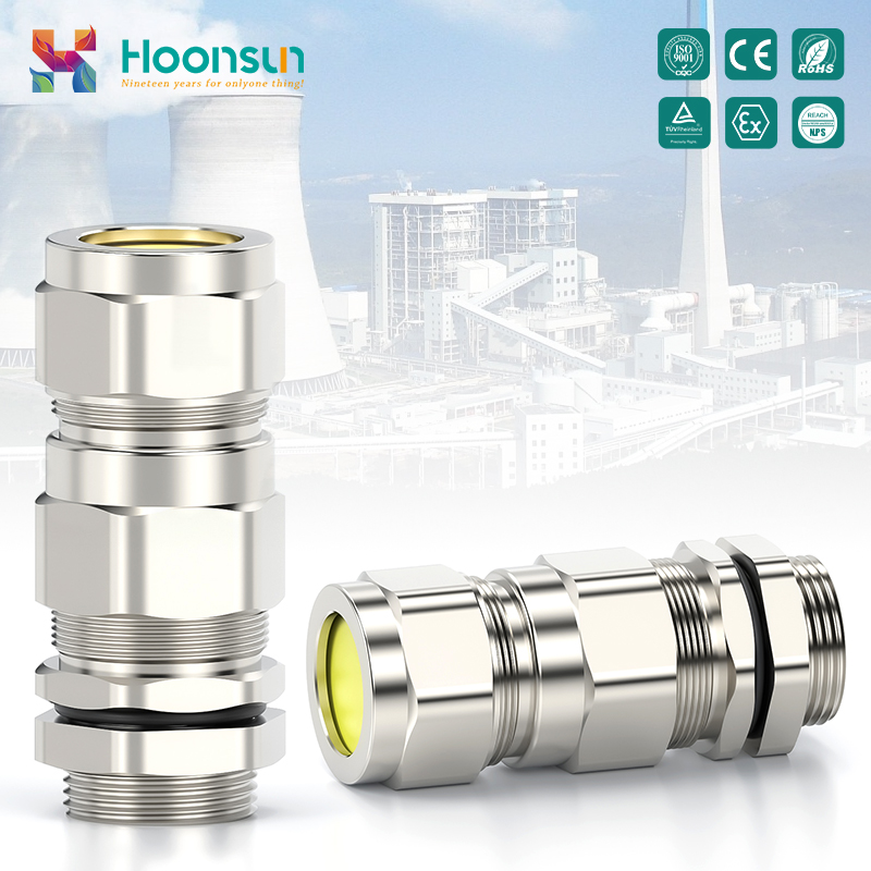 Hoonsun cable gland manufacturer SS304 / 316L Explosion-proof Cable ...