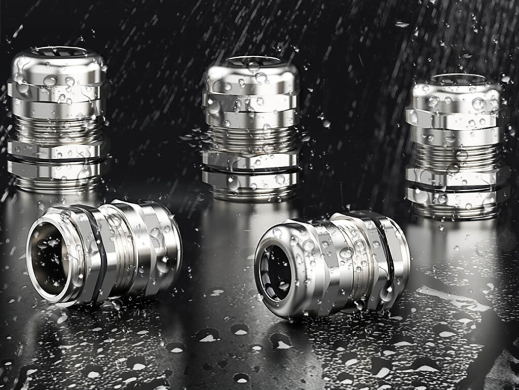 PG /G/NPT Waterproof IP68 Brass Cable Gland ROHS / UL Certification ...