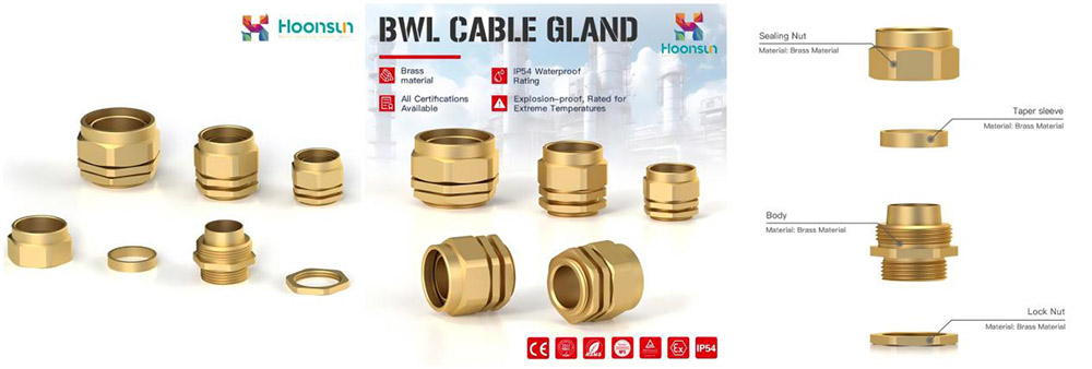 Armoured Double Compression Cable Gland Size Chart