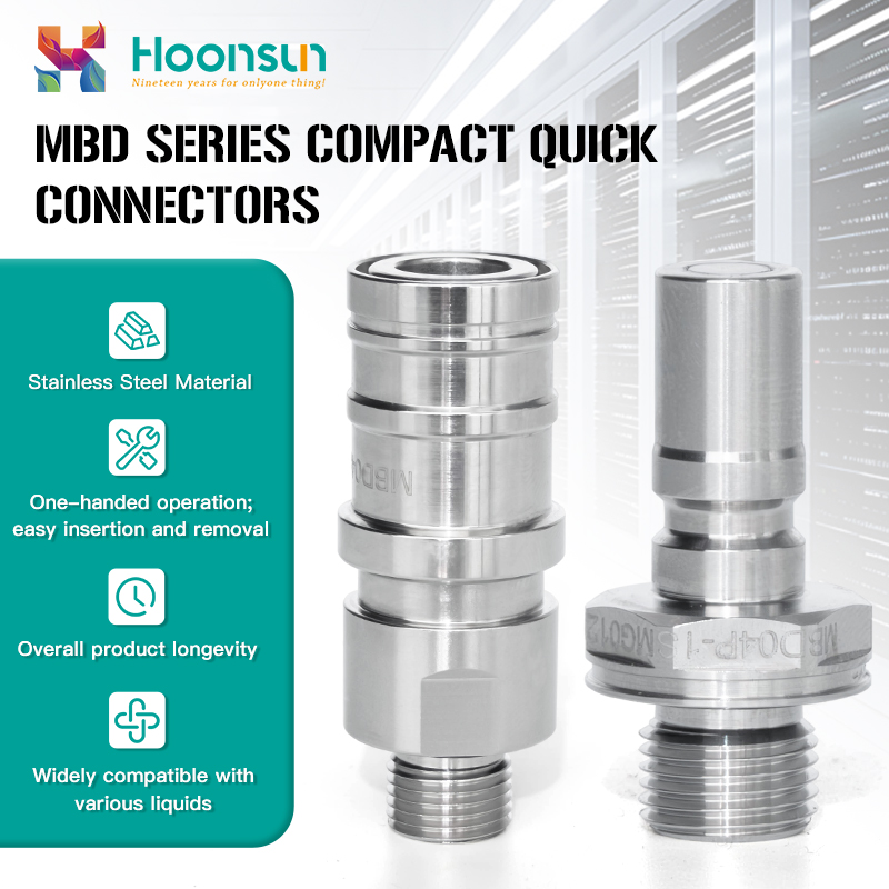 MBD Series Compact Liquid Cooled Quick Couplings